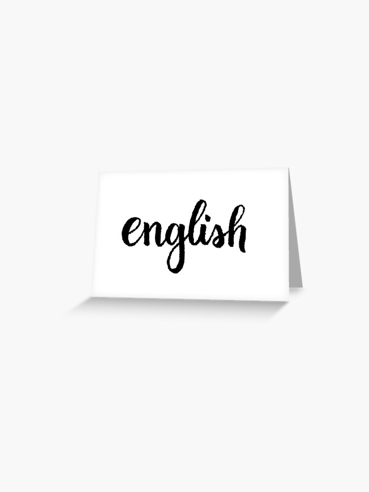 How To Write English In Calligraphy