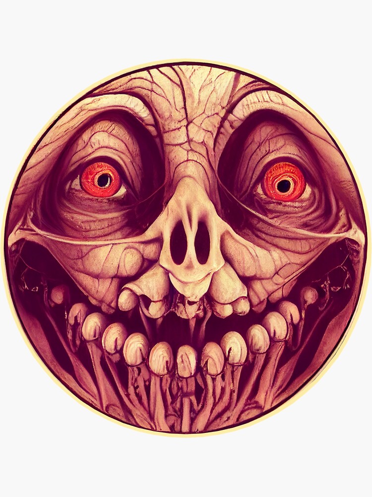 "Gothic Smiley Face version 17" Sticker for Sale by SmileyDan | Redbubble