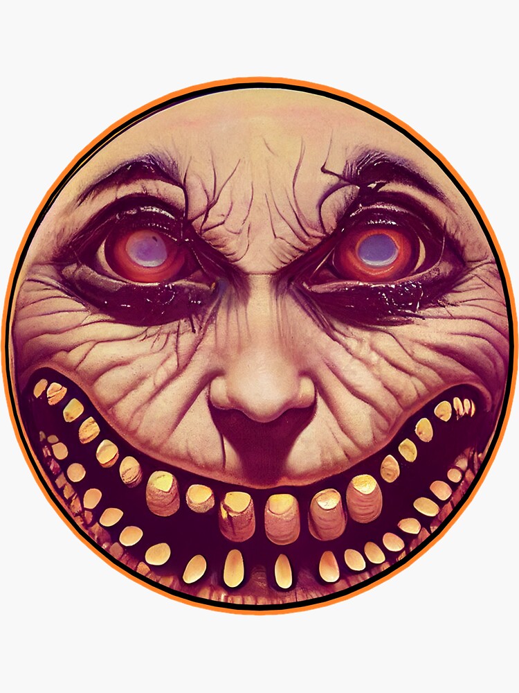 "Gothic Smiley Face version 18" Sticker for Sale by SmileyDan | Redbubble