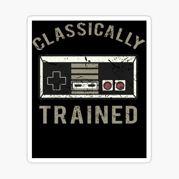"Classically Trained" Sticker for Sale by Urimagery | Redbubble