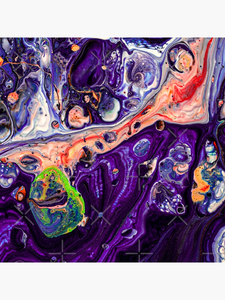 "Psychedelic Pour | Trippy Liquid Art Acrylic Liquid Drip Art | Digital ...
