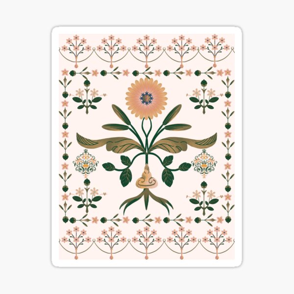 "Traditional patterns" Sticker for Sale by MYWMC | Redbubble