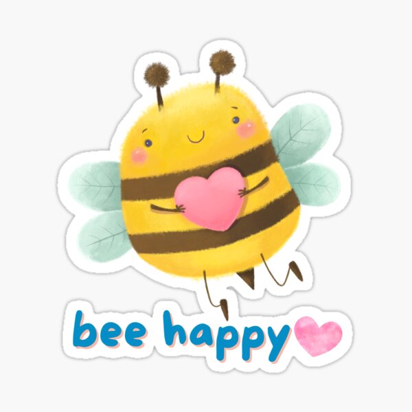 "Kawali Cute animals Be Happy Cartoon" Sticker for Sale by PerfectBlend ...