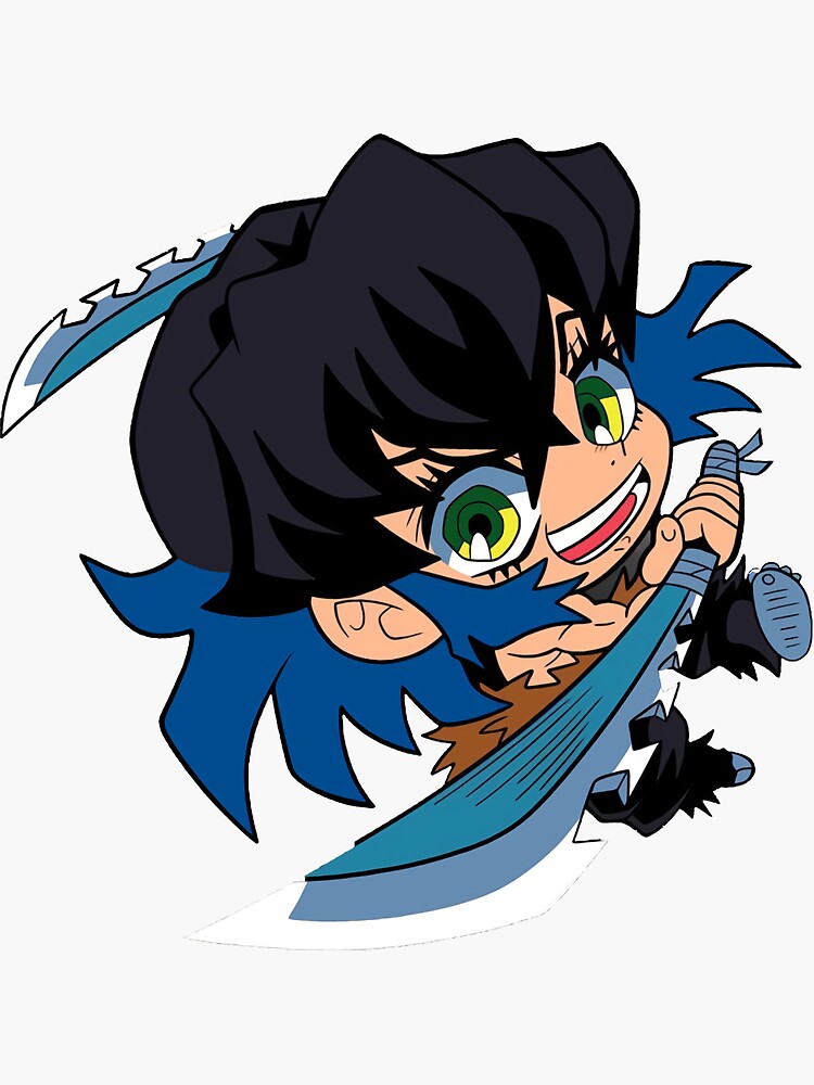 "Chibi In0suke The Beast Hashira" Sticker for Sale by TriciaShaver ...