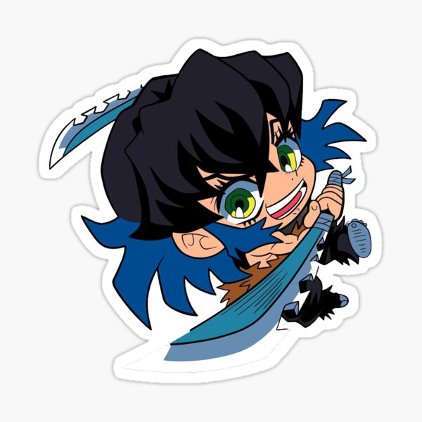 "Chibi In0suke The Beast Hashira" Sticker for Sale by TriciaShaver ...