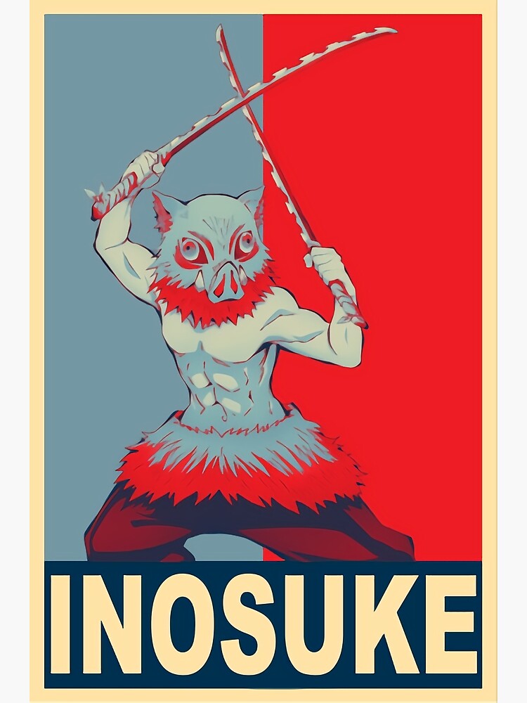 "In0suke The Beast Hashira" Poster for Sale by TriciaShaver | Redbubble