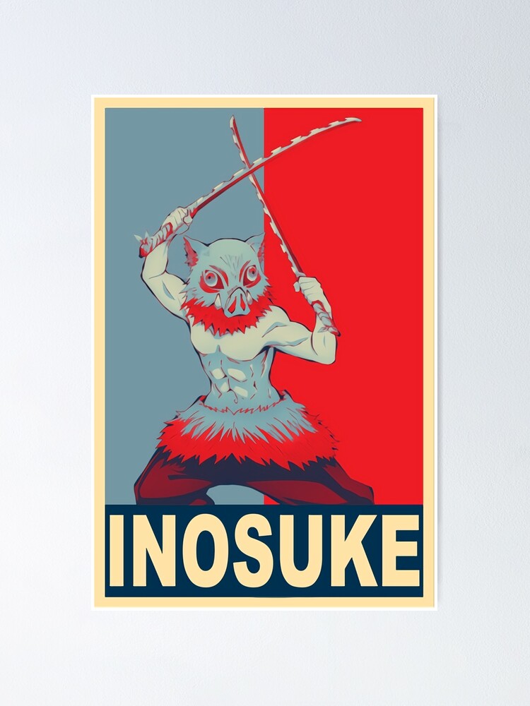 "In0suke The Beast Hashira" Poster for Sale by TriciaShaver | Redbubble