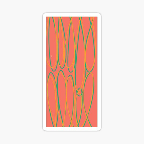 "Watermelon Messy Loops" Sticker for Sale by Pcott | Redbubble