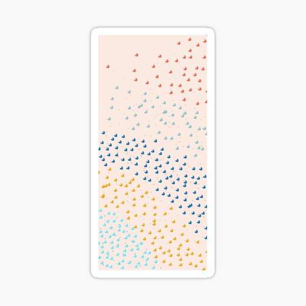 "Swayed Hearts" Sticker for Sale by Pcott | Redbubble