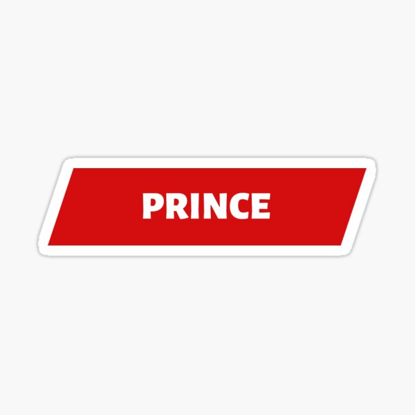 "Prince" Sticker for Sale by rasho187 | Redbubble