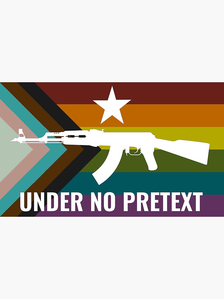 "Under No Pretext Subdued Progress Pride Flag" Postcard for Sale by ...