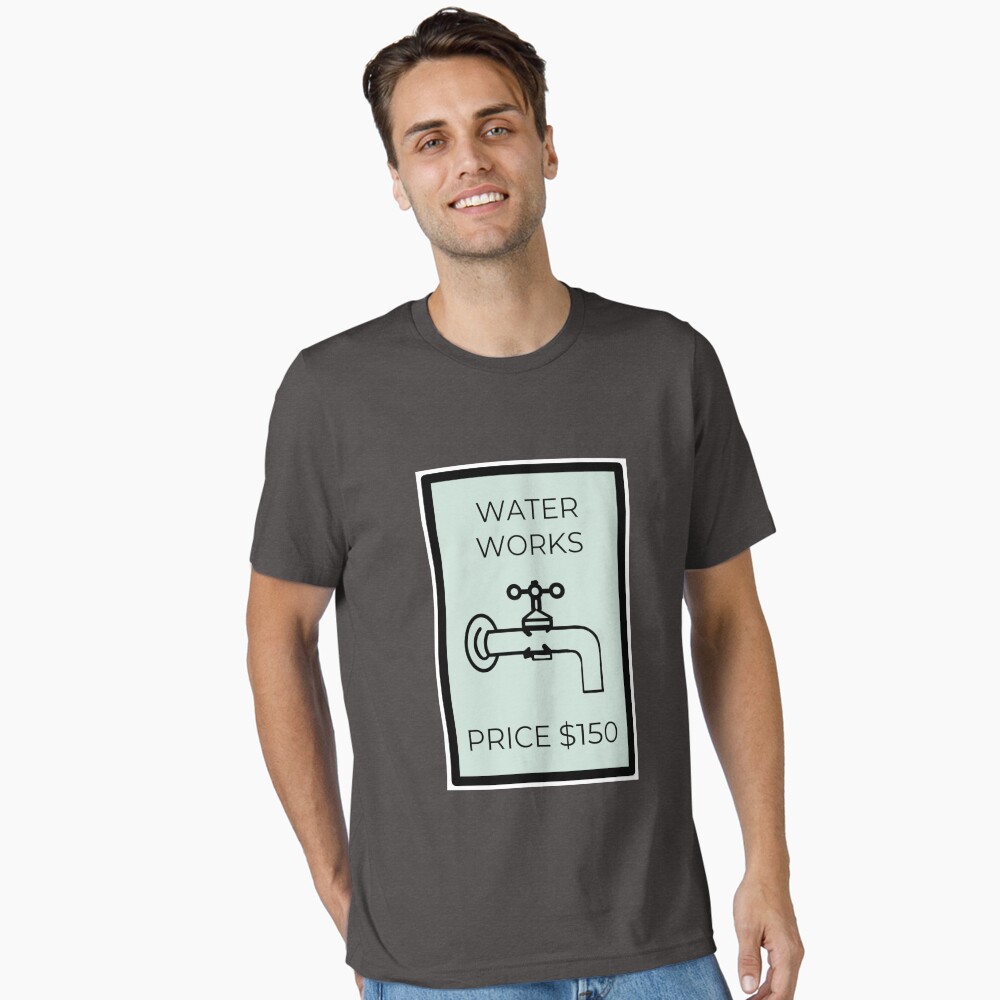 "Water Works Monopoly utilities card" Poster for Sale by RstyBcktWkshp ...