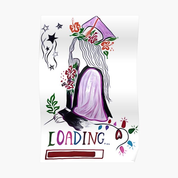 "Graduation finally" Poster for Sale by Nanodraw | Redbubble