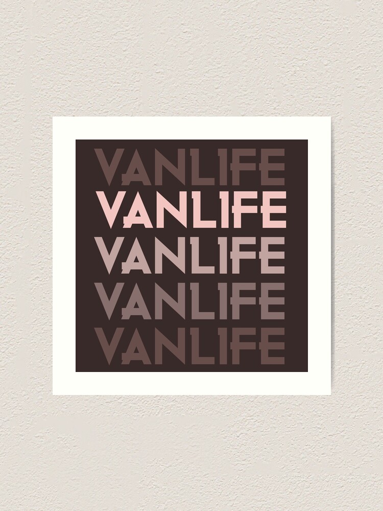 "Retro Camper Van Life Vantastic - Vintage Vanlife" Art Print for Sale ...
