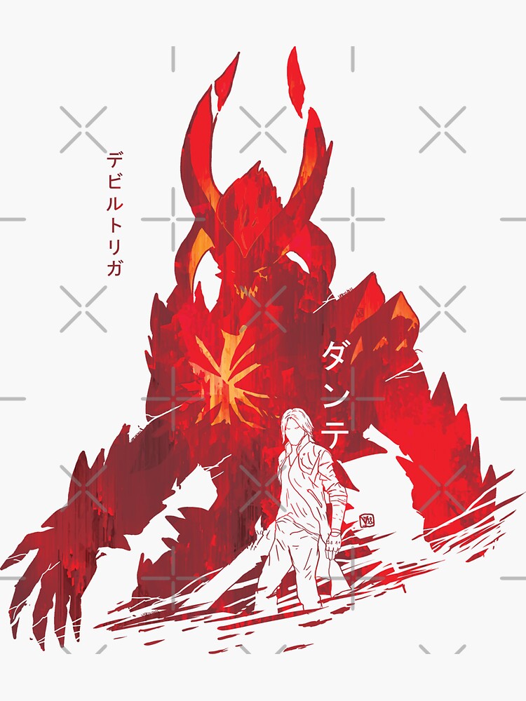 "Sin of the Devil Dante:DMC5:Devil May Cry V" Sticker for Sale by ...