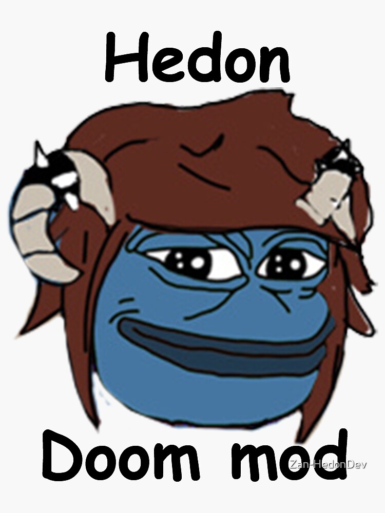 "HEDON Decal - Doom Mod" Sticker for Sale by Zan-HedonDev | Redbubble