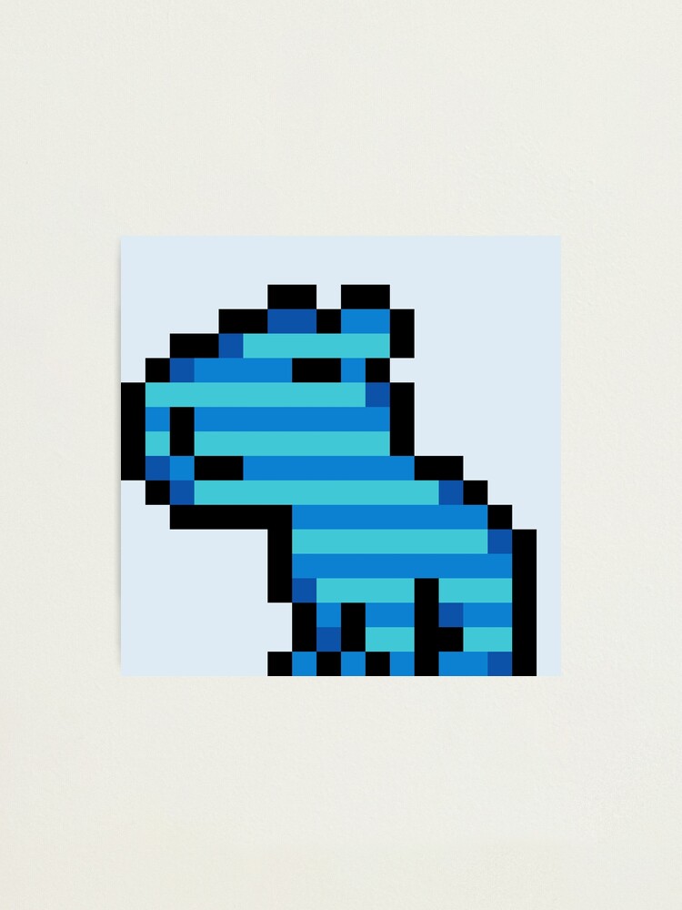 Smol Pixel Capybara Crt Photographic Print For Sale By Tofupixel Redbubble