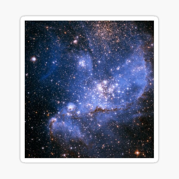 "Aesthetic Blue Stars Gas and Cosmic dust NGC 346 Nebula Hubble ...