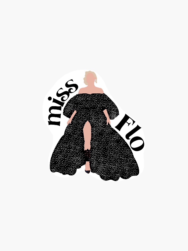 "Miss Flo" Sticker for Sale by annabellesteed | Redbubble