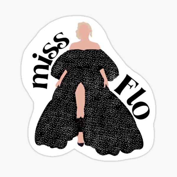"Miss Flo" Sticker for Sale by annabellesteed | Redbubble