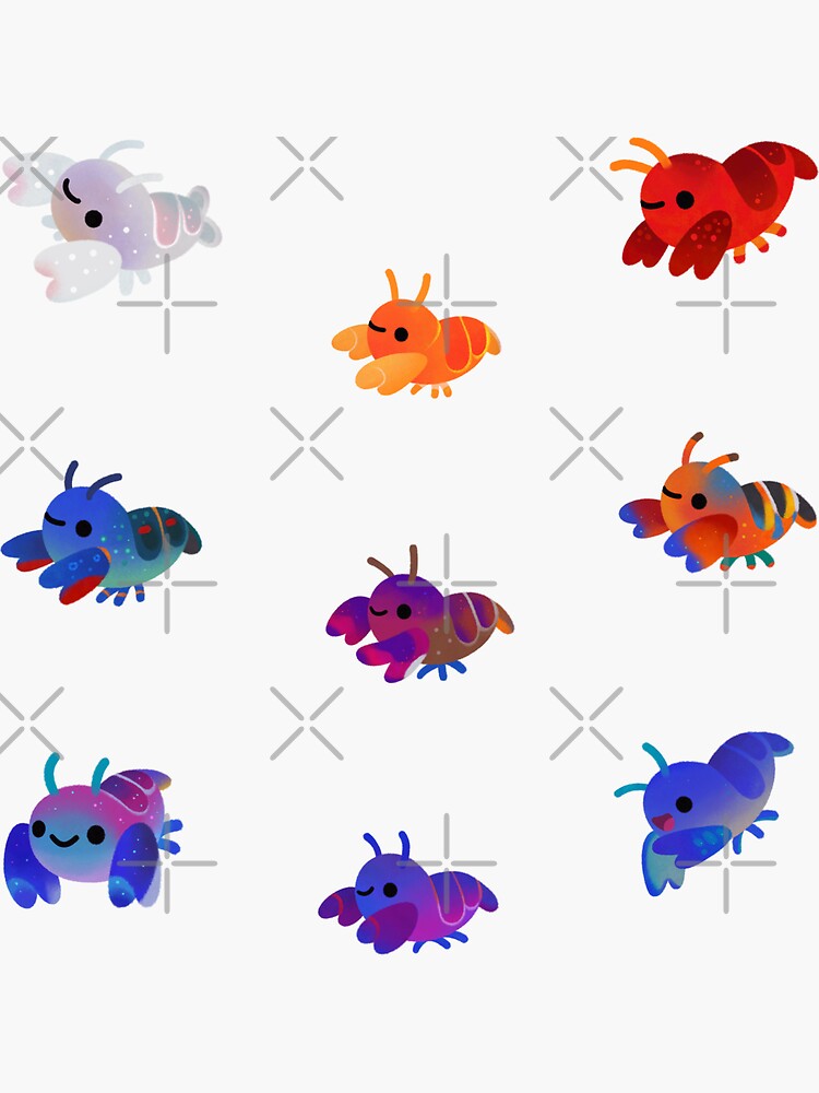"Crayfish" Sticker for Sale by pikaole | Redbubble