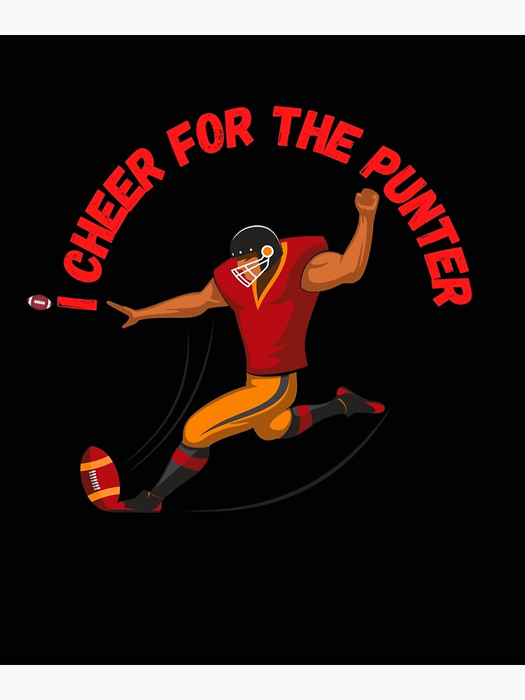 "cute i cheer for the punter" Poster for Sale by oumaki | Redbubble