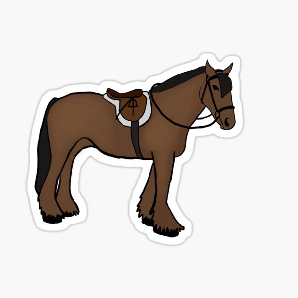 "Draft Horse" Sticker for Sale by horselover2010 | Redbubble