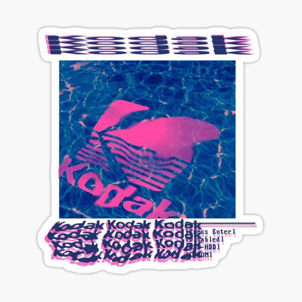 "KODAK - vintage logo graphic" Sticker for Sale by HXNNN | Redbubble