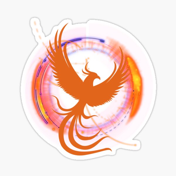 "Phoenix" Sticker for Sale by QuinceStore | Redbubble