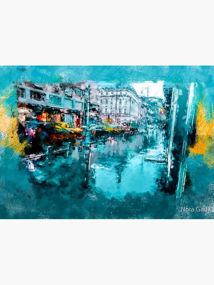 "Rainy Day in the street " Poster for Sale by NoraMohammed | Redbubble