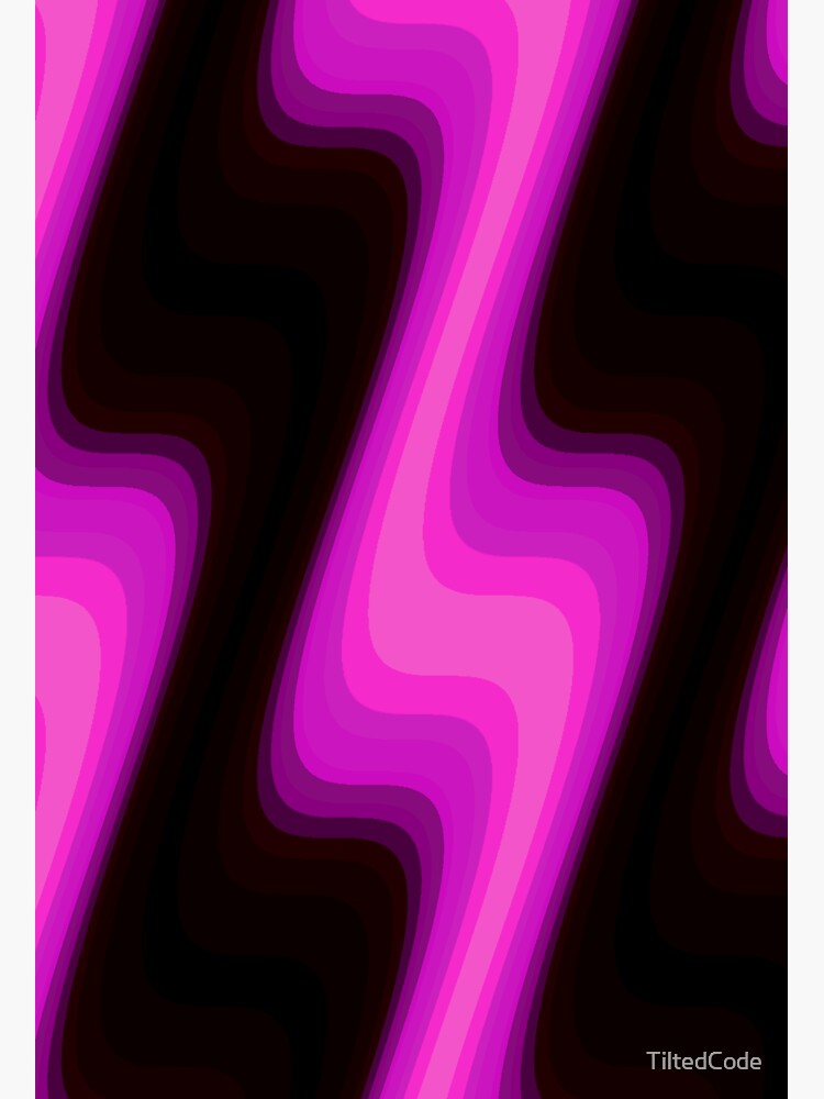 "Pink Vibration" Sticker for Sale by TiltedCode | Redbubble