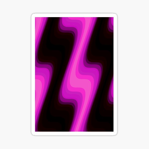 "Pink Vibration" Sticker for Sale by TiltedCode | Redbubble