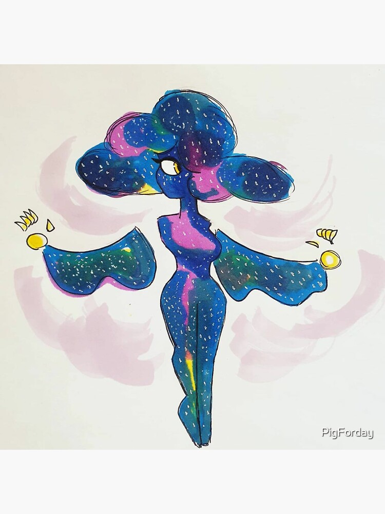"Galaxy Goddess" Sticker for Sale by PigForday | Redbubble