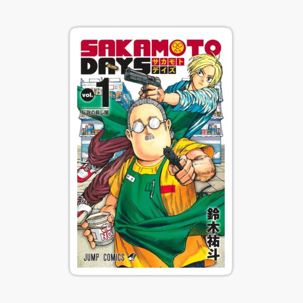 "Sakamoto Days manga" Sticker for Sale by Anime-Chibi | Redbubble