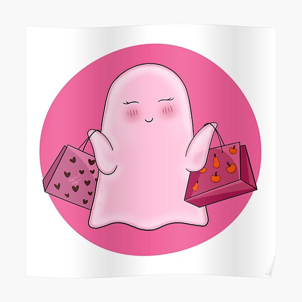 Girly Ghost 2 Poster For Sale By Liajlart Redbubble