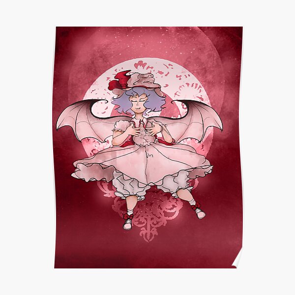 "Touhou Project 6 EOSD - Remilia Scalet (Version 1)" Poster for Sale by ...