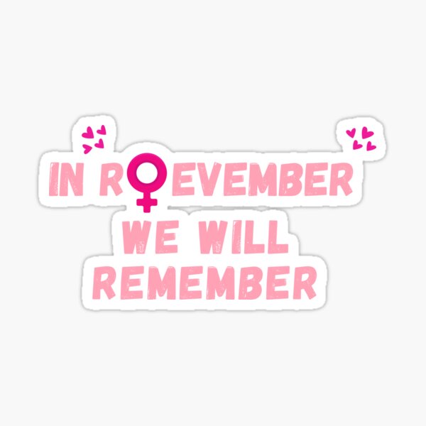 "roevember is coming" Sticker for Sale by oumaki | Redbubble