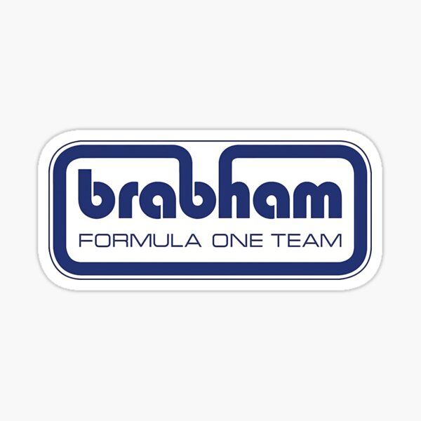 "70s Brabham classic retro f1 team" Sticker for Sale by heatshop ...
