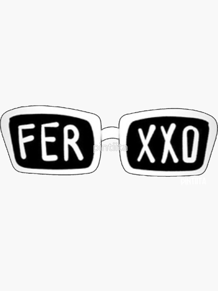 "Feid glasses logo | Ferxxo" Sticker for Sale by pintiita | Redbubble