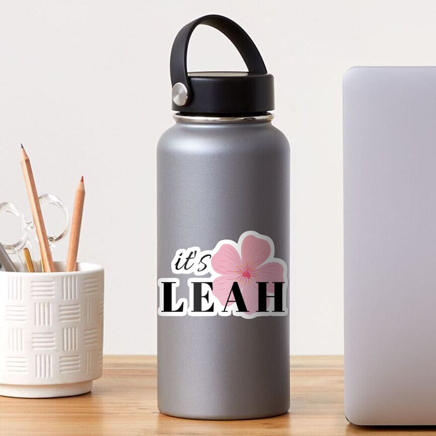 "It's Leah, My name is Leah - Leah " Sticker for Sale by NamesStore1 ...