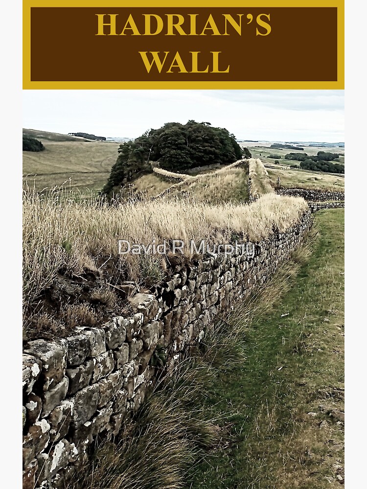 "Hadrians Wall" Sticker for Sale by DavidRMurphy | Redbubble