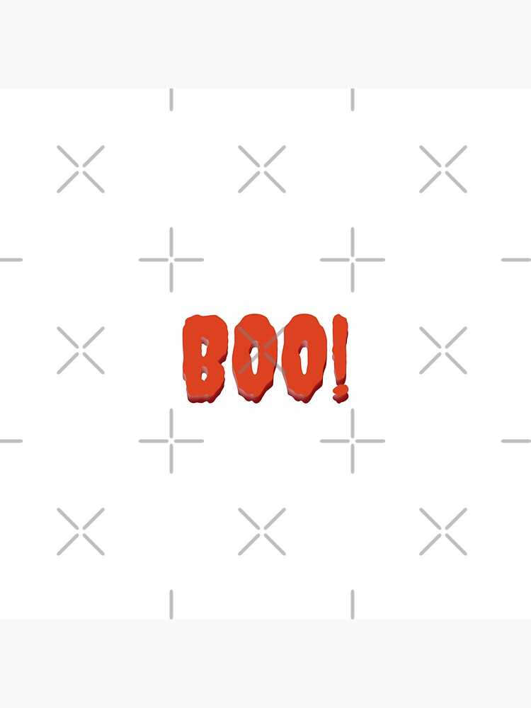 "Boo! Halloween Themed Wording" Sticker for Sale by Gaavigaas | Redbubble