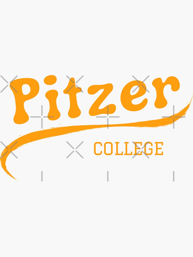 "Pitzer College" Sticker for Sale by collegeAnduniv | Redbubble