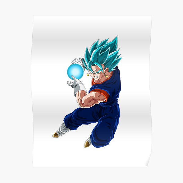 "Vegito super saiyan blue " Poster for Sale by ZORO-DESIGN | Redbubble