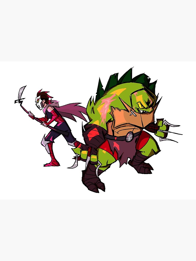 "apocalypse rottmnt raph n casey" Poster for Sale by Illuwugirl | Redbubble