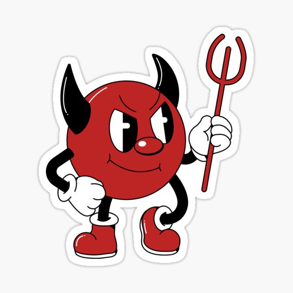 "Devil Emoji" Sticker for Sale by randmstickers | Redbubble