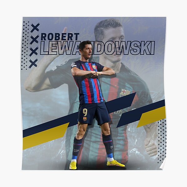 "Robert Lewandowski Poster - Barcelona" Poster for Sale by Tobster01 ...