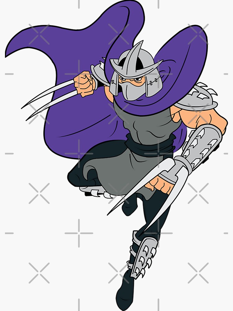 "TMNT - Shredder" Sticker for Sale by Tee-Luza | Redbubble