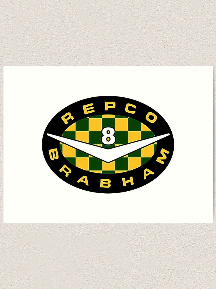 "60s Repco Brabham classic retro f1 team" Art Print for Sale by ...