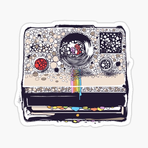 "COLOR BLINDNESS" Sticker by Huebucket | Redbubble